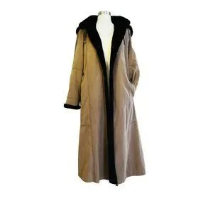 Utex | Jackets & Coats | Vintage Utex Long Brown Coat With Faux Fur ...